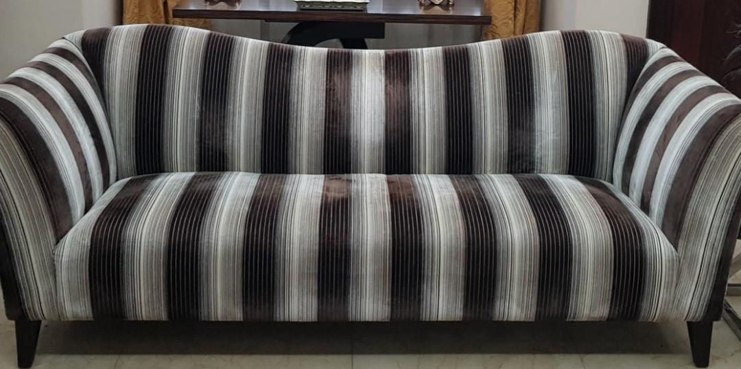 Larson 3-seater Sofa (Janine), Furniture & Home Living, Furniture ...