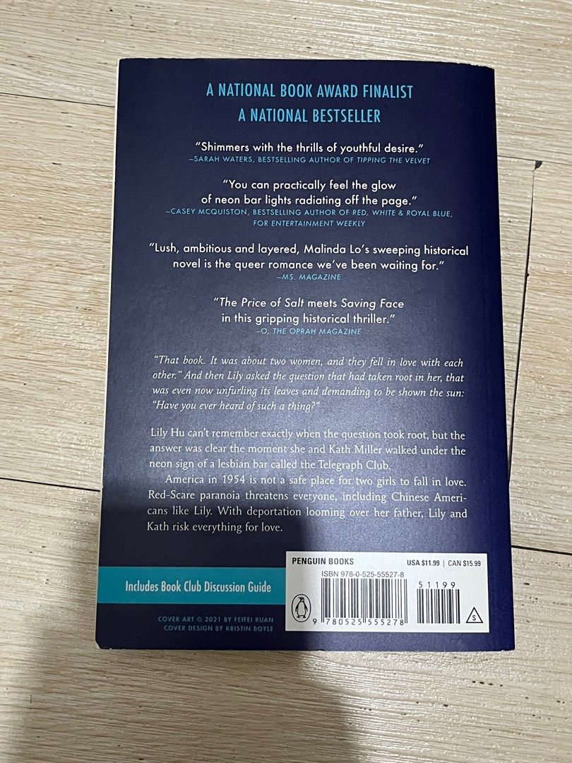 Last Night At The Telegraph Club by Malinda Lo, Hobbies & Toys, Books ...