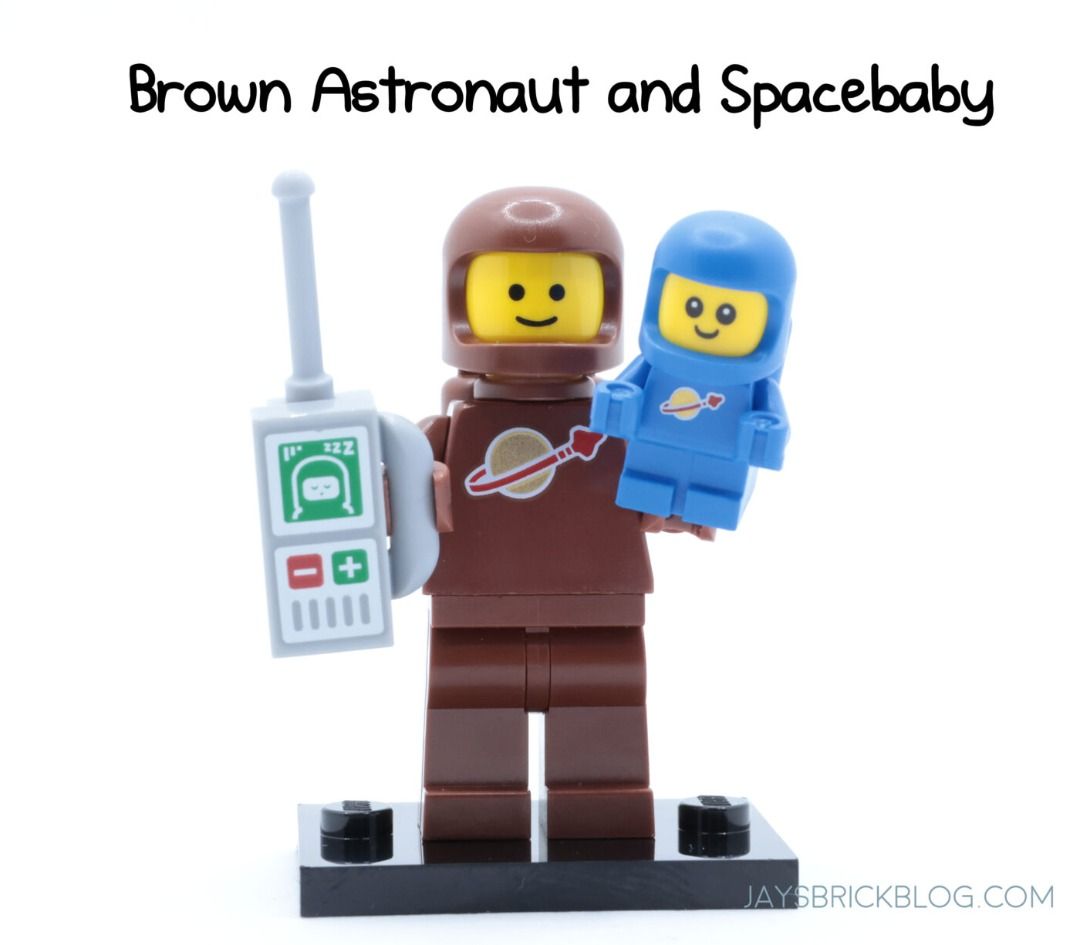 Lego Minifigure Series 24 - Brown Spaceman, Hobbies & Toys, Toys ...