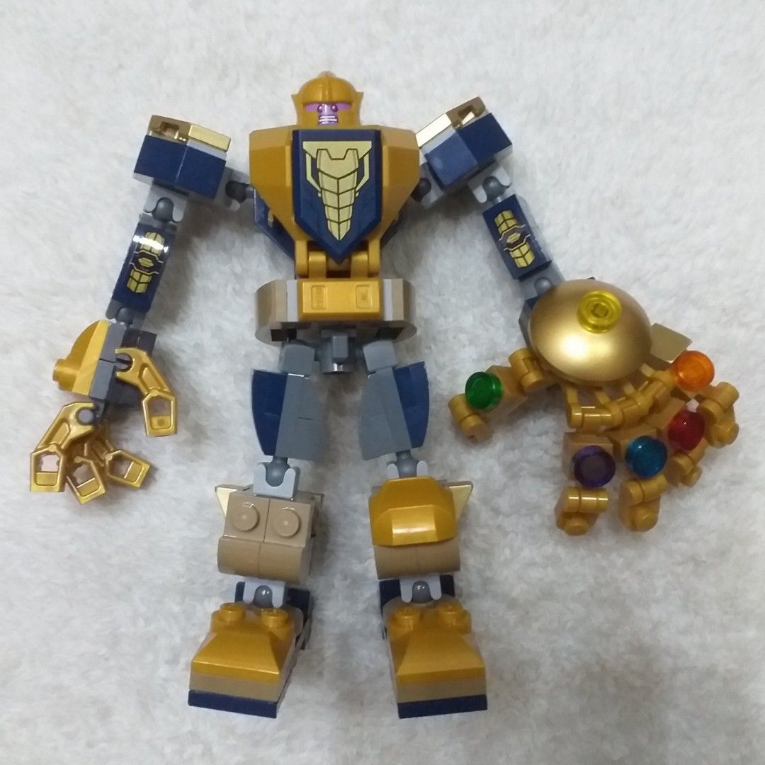 Lego Thanos Mech Authentic Building Blocks Bricks Figure Toys Display ...