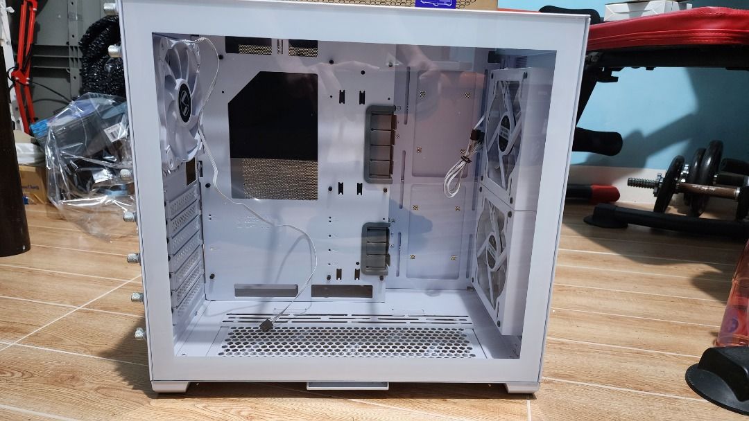 Lian Li O11 Air Mini White ATX/mATX/ITX Mid Tower Case, Computers ...