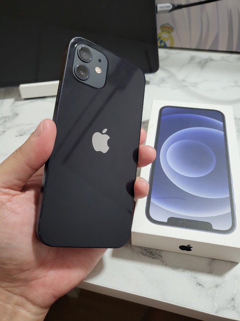 Lightly used black iPhone 12 128gb, Mobile Phones & Gadgets, Mobile ...