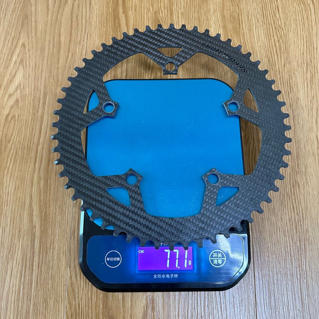 Lightworks 56T BCD130 Carbon Chainring for Brompton, Sports Equipment ...