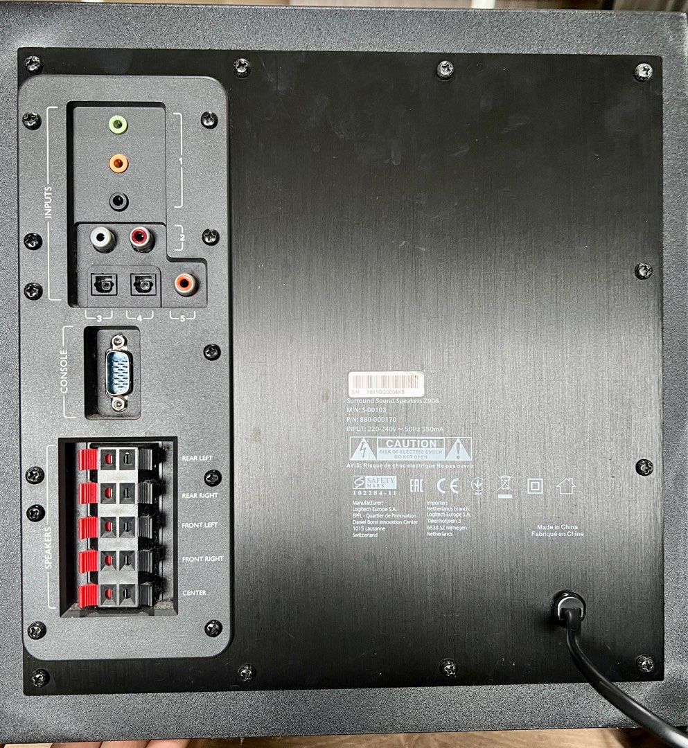 Logitech Surround Speakers Z906 5.1, Audio, Soundbars, Speakers & Amplifiers on Carousell