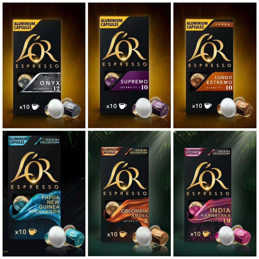 LOR coffee capsules pod(pack of 10) Nespresso compatible, Food & Drinks ...