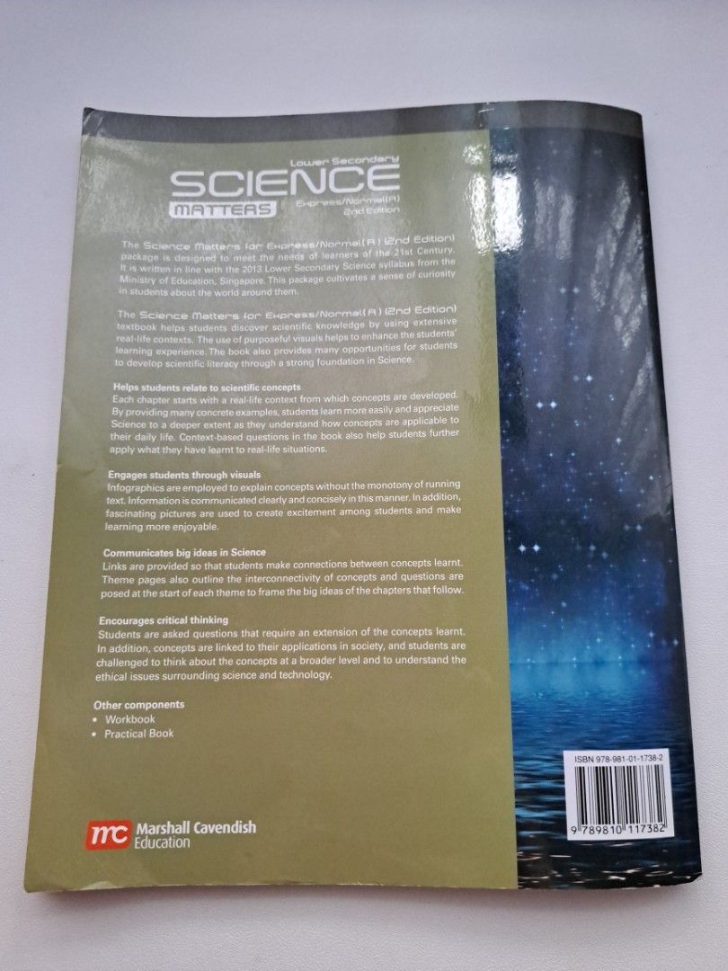 Lower secondary science textbook ( volume A and B), Hobbies & Toys ...