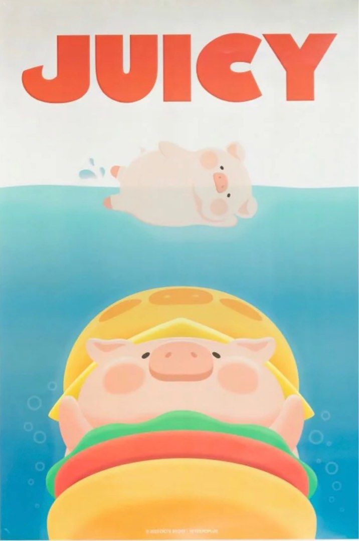 LuLu the Piggy Burger Poster Set, 興趣及遊戲, 收藏品及紀念品, 明星周邊 - Carousell