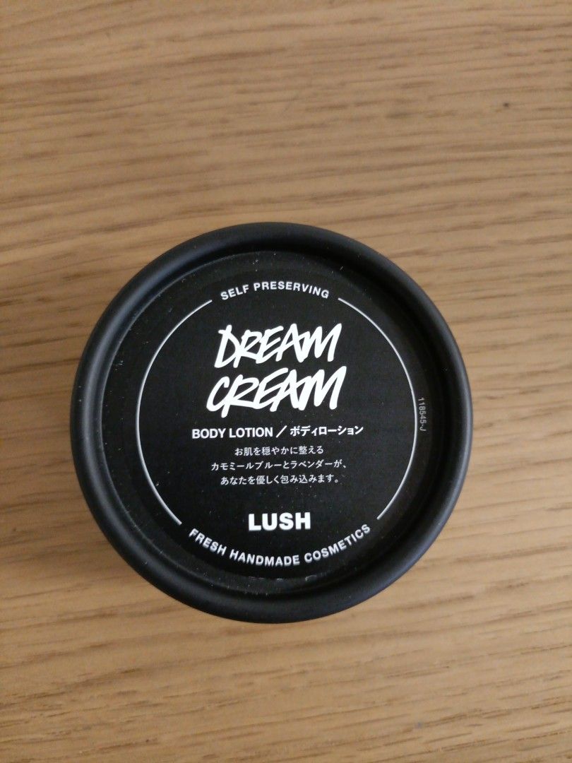 LUSH Dream Cream 45g, Beauty & Personal Care, Bath & Body, Body Care on Carousell