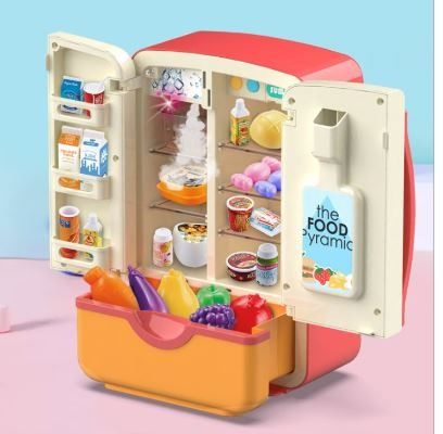 Magic Refrigerator Fridge Freezer Toy Set★Pretend Play Kids Children ...