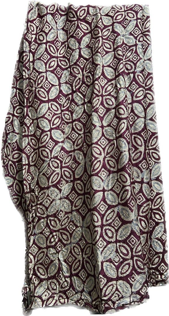 Maroon Batik set, Women's Fashion, Muslimah Fashion, Baju Kurung & sets ...