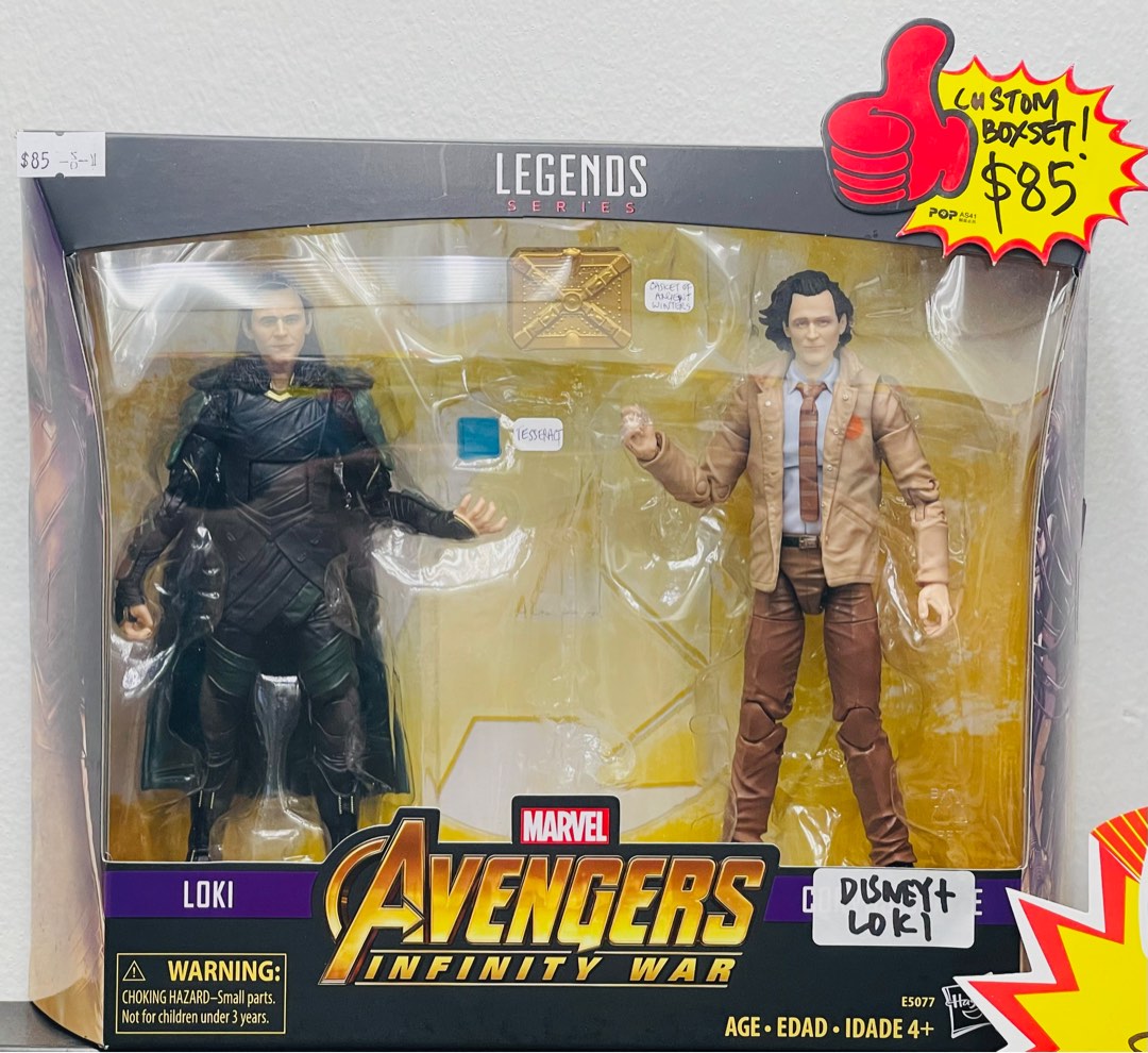 Marvel Legends - Loki (Infinity War & Disney+ Loki) with Casket of ...