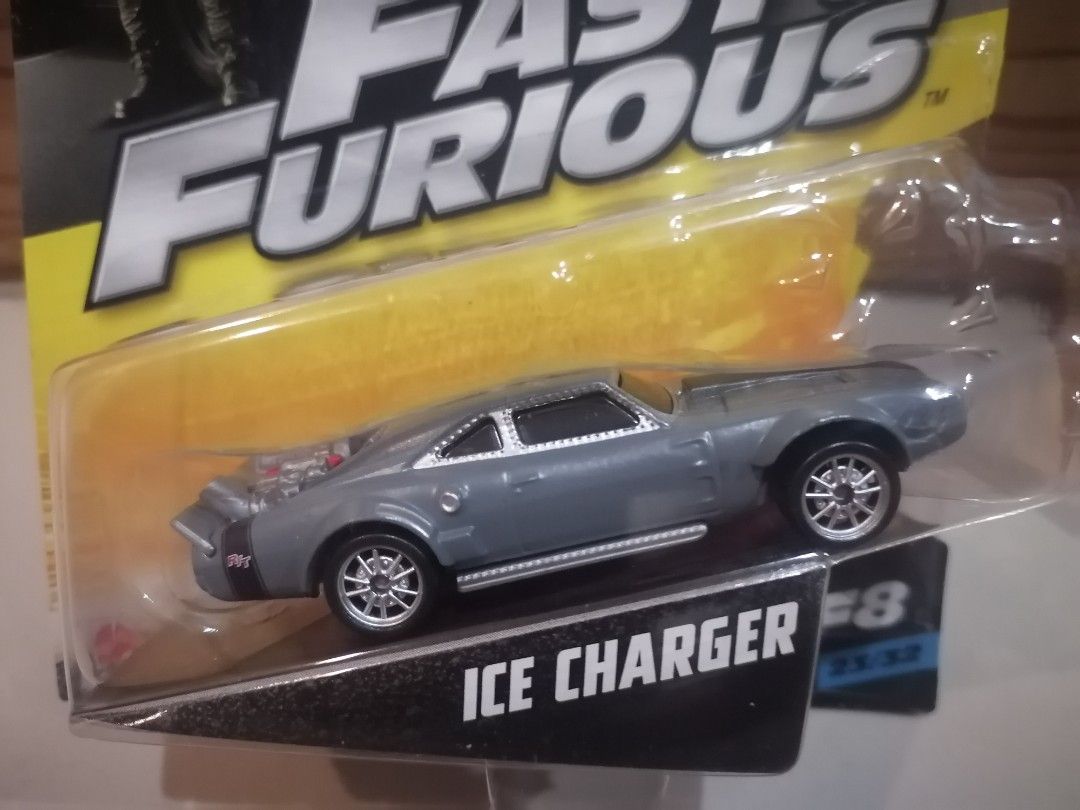 Mattel Fast & Furious 23/32 Ice Charger - Grey, Hobbies & Toys, Toys ...