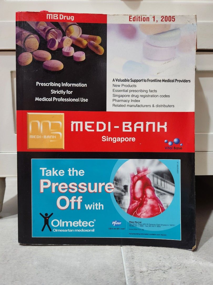Medi-bank Singapore Drugs Medical Book, Hobbies & Toys, Books ...