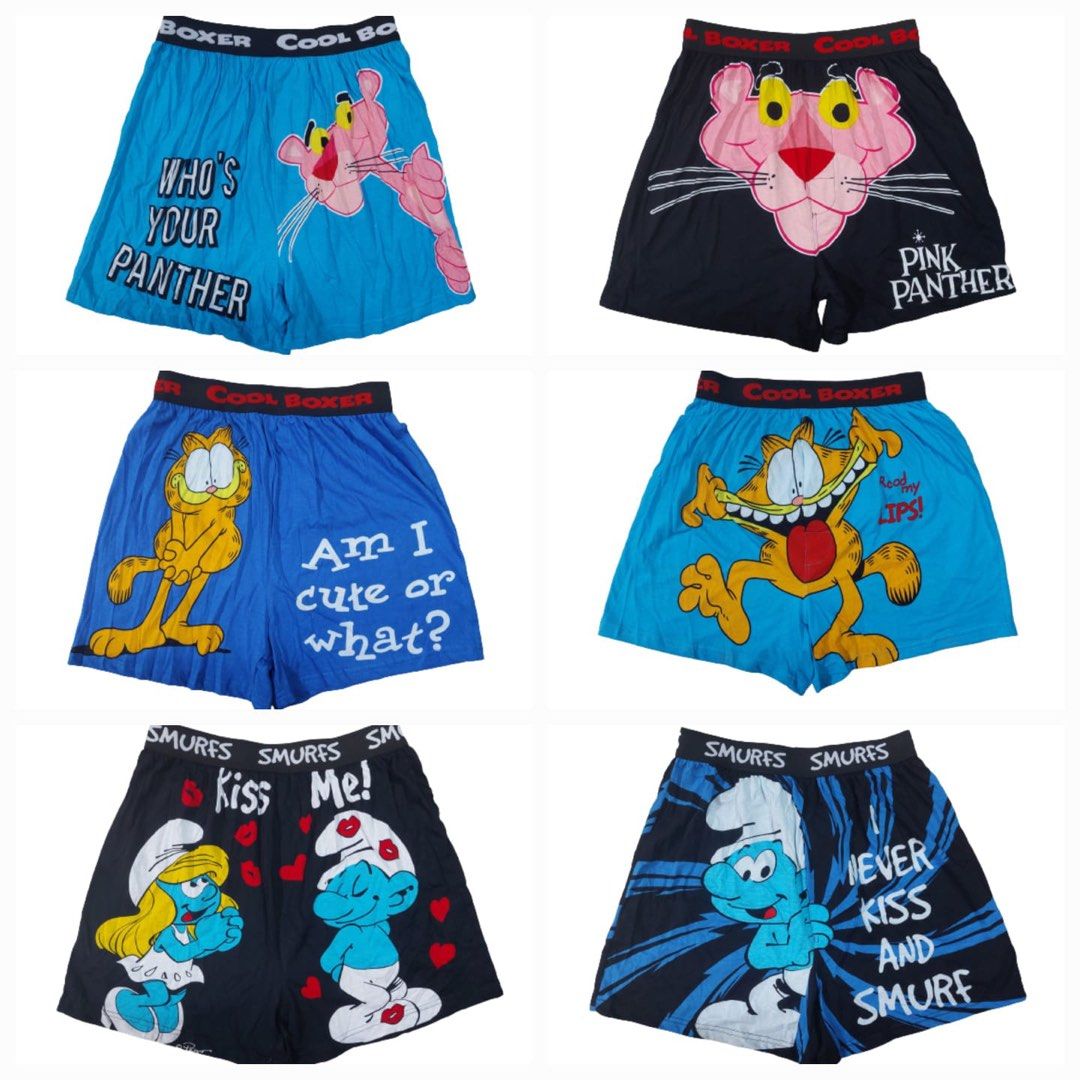 Men - colourful cartoon boxers , brief, underwear, shorts, Men's ...
