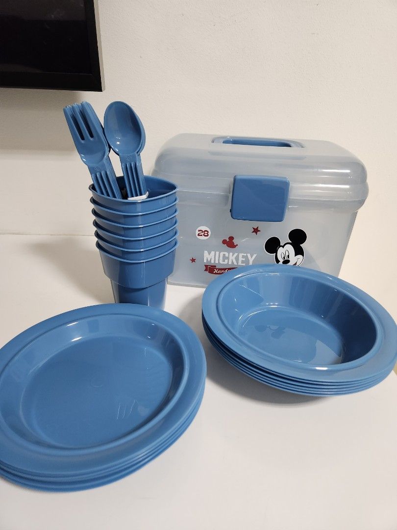 Mickey Picnic Set, Furniture & Home Living, Kitchenware & Tableware ...