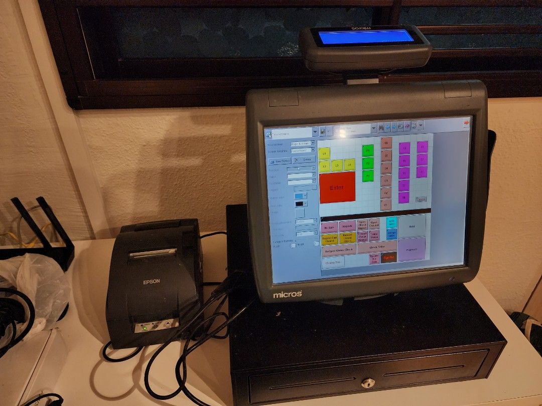 Micros e7 POS system for bar / bistro / shops, Computers & Tech ...