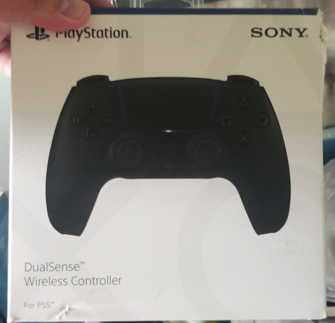 Midnight black dualsense controller for ps5, Video Gaming, Gaming ...