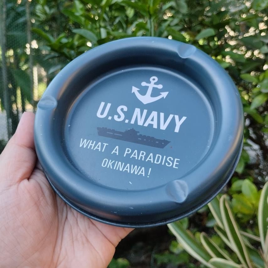 US Navy Military Flat Type Ashtray, Hobbies & Toys, Toys & Games on ...