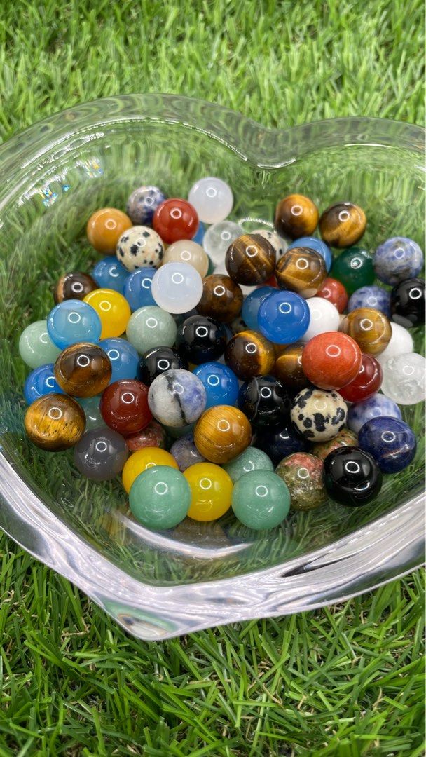Mini mixed sphere crystal stone small, Women's Fashion, Jewelry ...