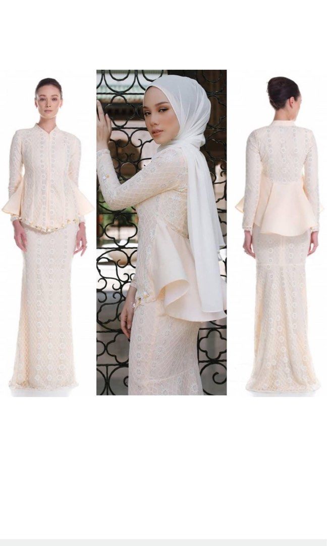 MIREYA KURUNG BY WANZAR, Women's Fashion, Muslimah Fashion, Baju Kurung ...