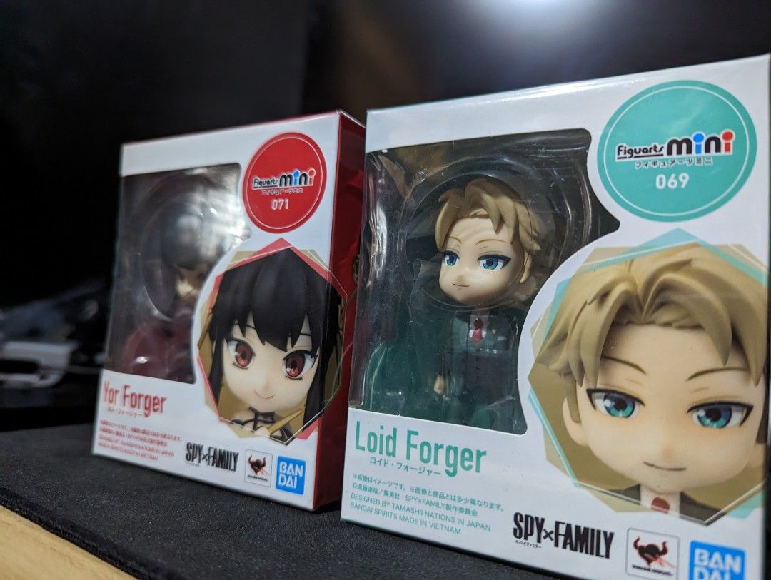 [MISB] Figuarts Mini Loid Forget and Yor Forger Spy X Family Chibi ...