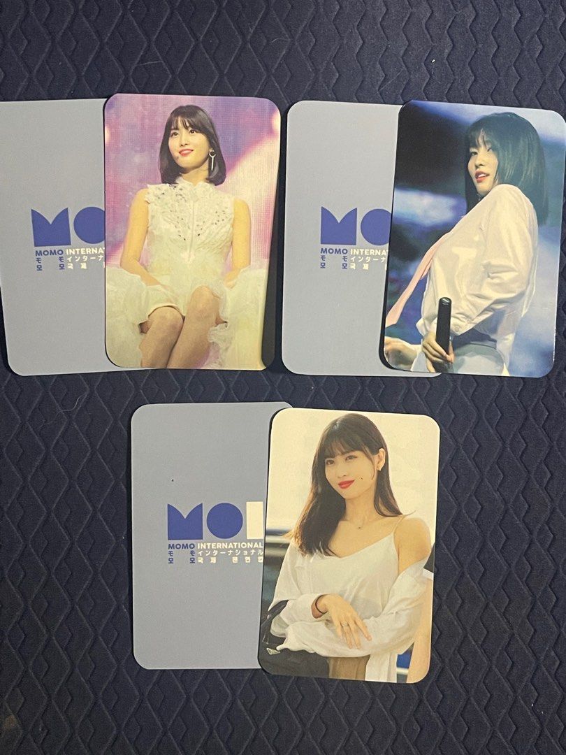 Twice Momo photocards (momointl fanbase), Hobbies & Toys, Memorabilia ...