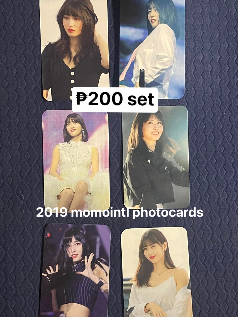 Twice Momo photocards (momointl fanbase), Hobbies & Toys, Memorabilia ...
