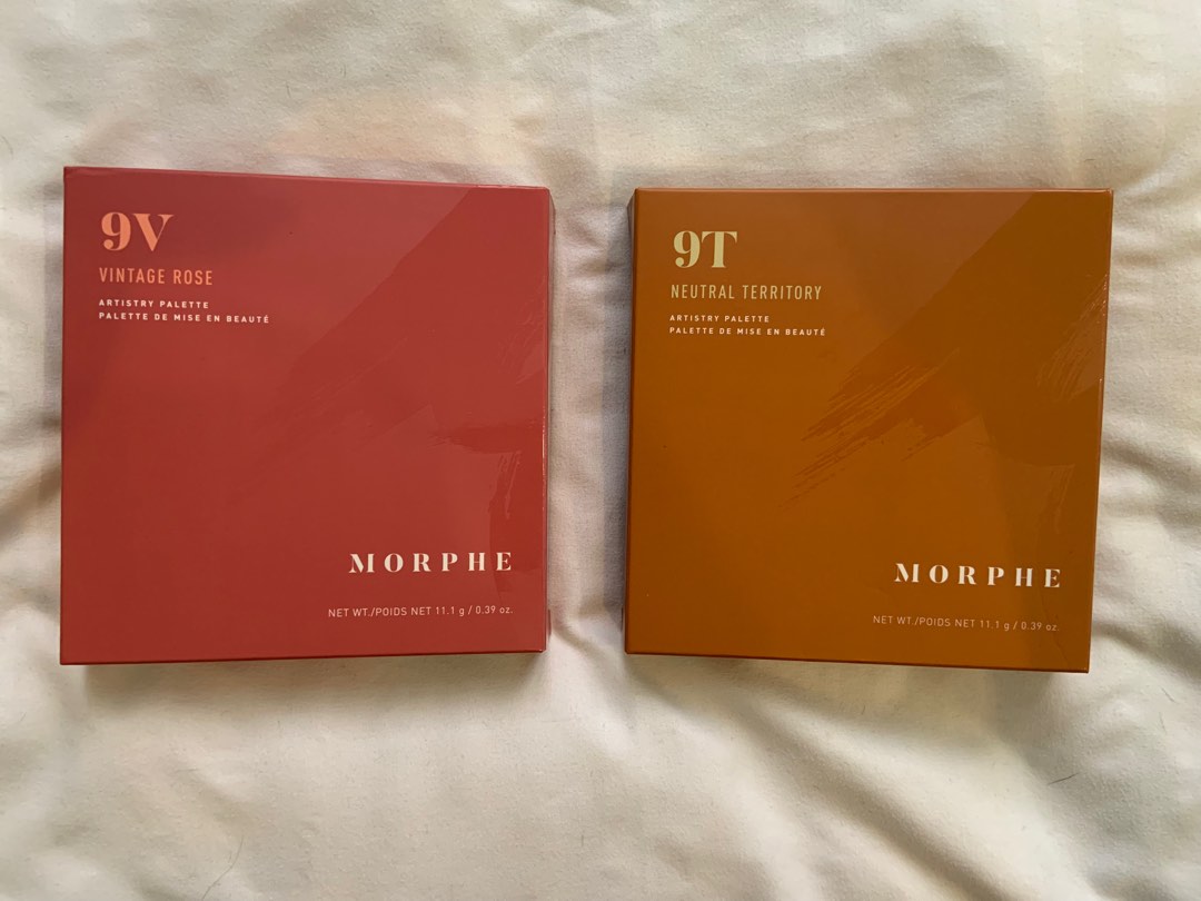 Morphe Artistry Palettes in 9V & 9T, Beauty & Personal Care, Face ...