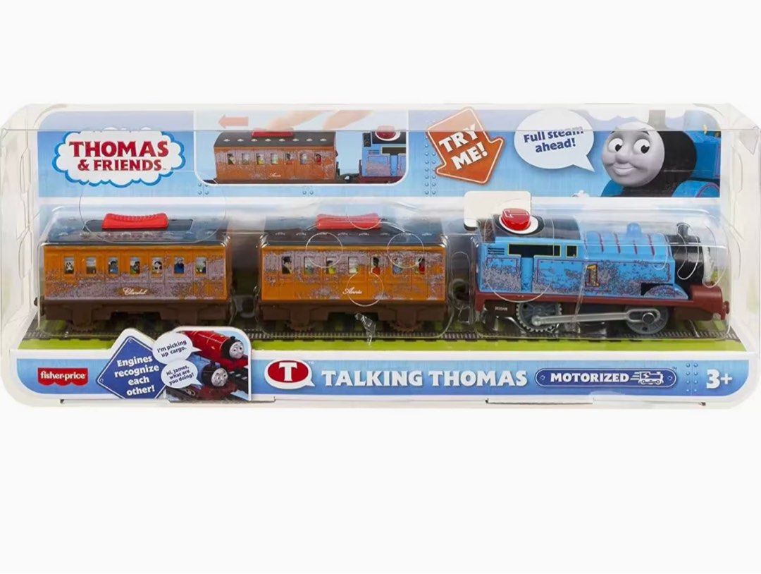 Motorised talking Thomas with Annie and Clarabel, Hobbies & Toys, Toys ...