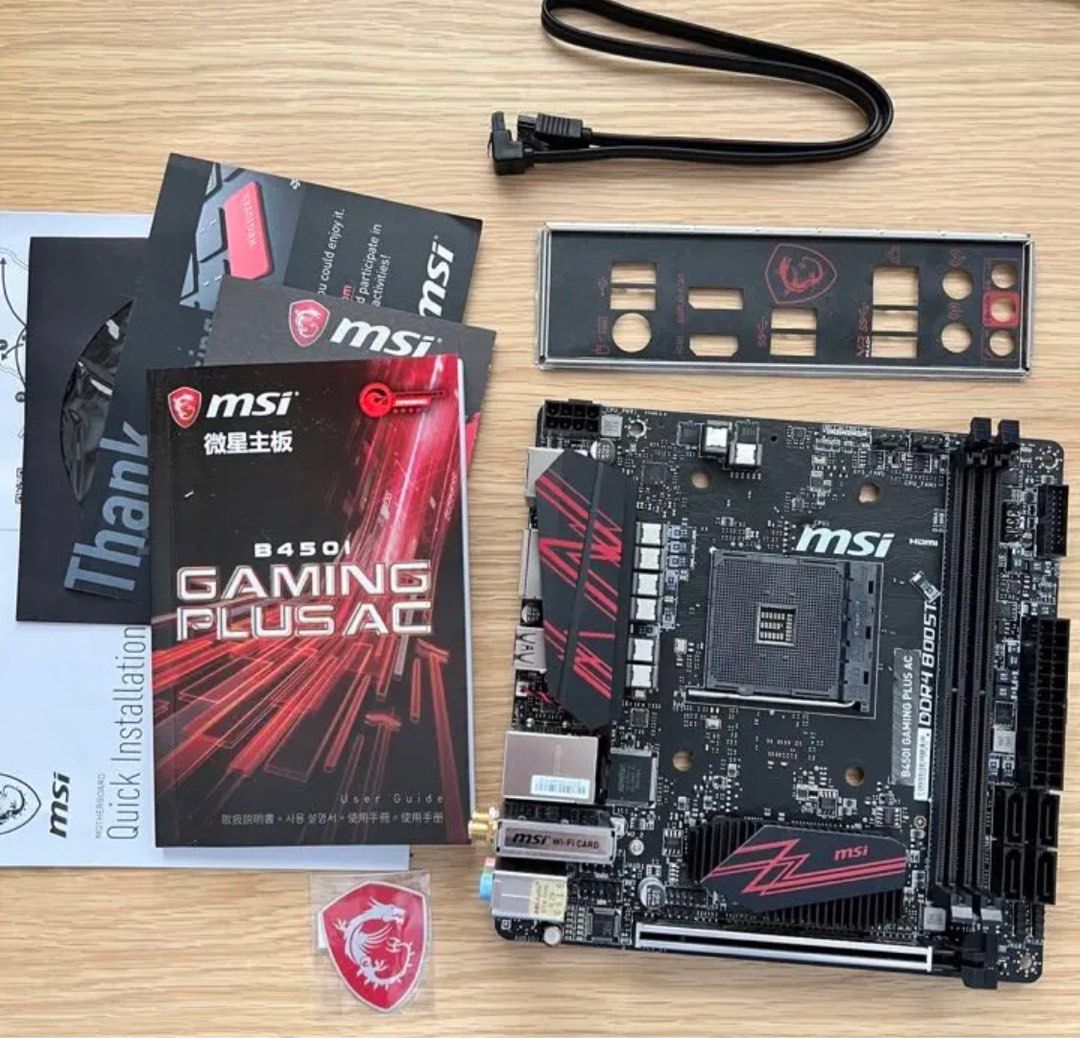 MSI B450-I Gaming Plus AC, Computers & Tech, Parts & Accessories, Other ...