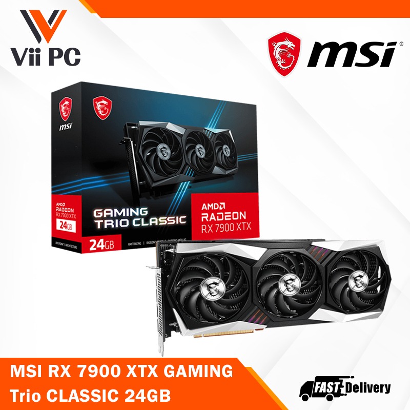 MSI Radeon RX 7900 XTX RX 7900 XT GAMING TRIO CLASSIC 24G 20G GDDR6 PCI ...