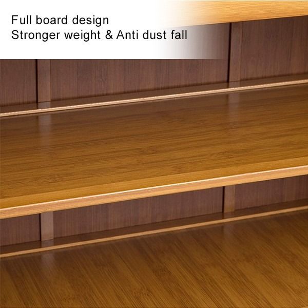 Multi-Layer Minimalist Bamboo Shoe Rack Bench, Furniture & Home Living ...