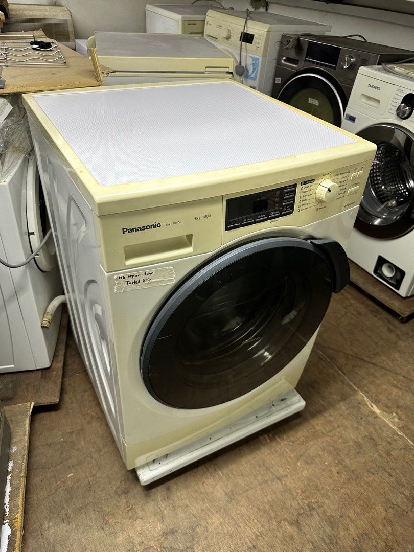 MUST BUY! PANASONIC 8KG Front-Loader Washing Machine NA-148VS3-1, TV ...
