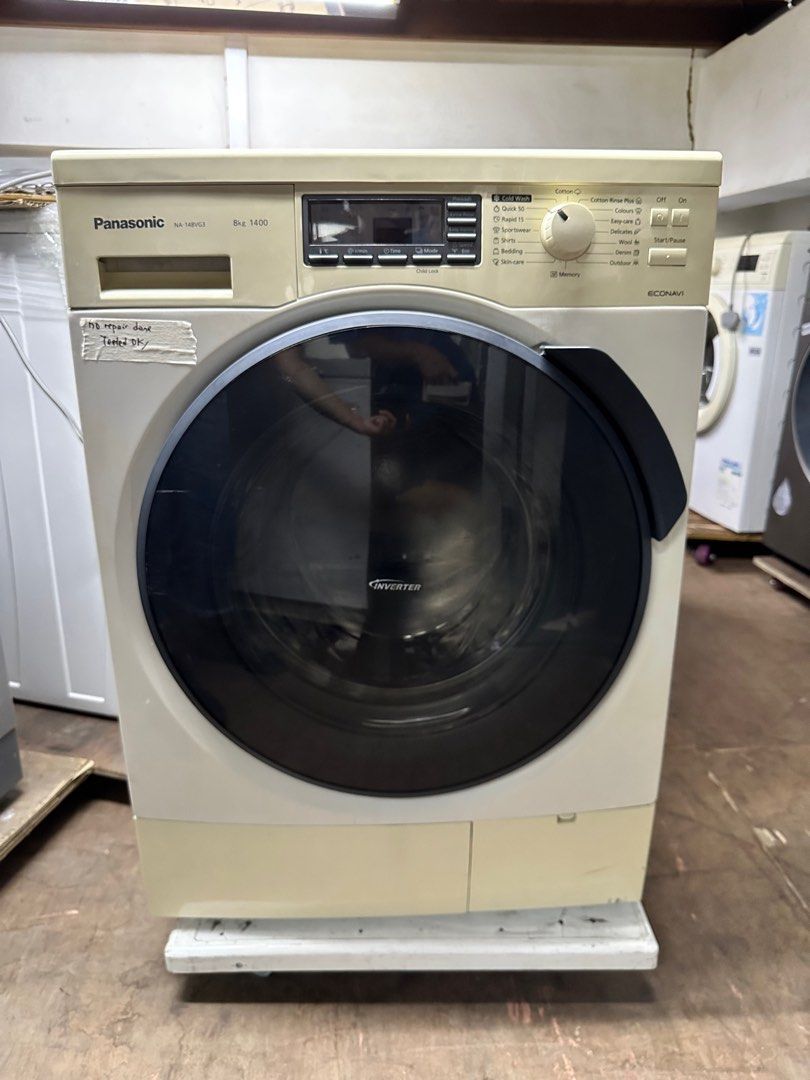 MUST BUY! PANASONIC 8KG Front-Loader Washing Machine NA-148VS3-1, TV ...