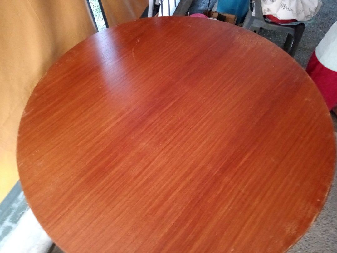 Narra Table with glass top, Furniture & Home Living, Furniture, Tables ...