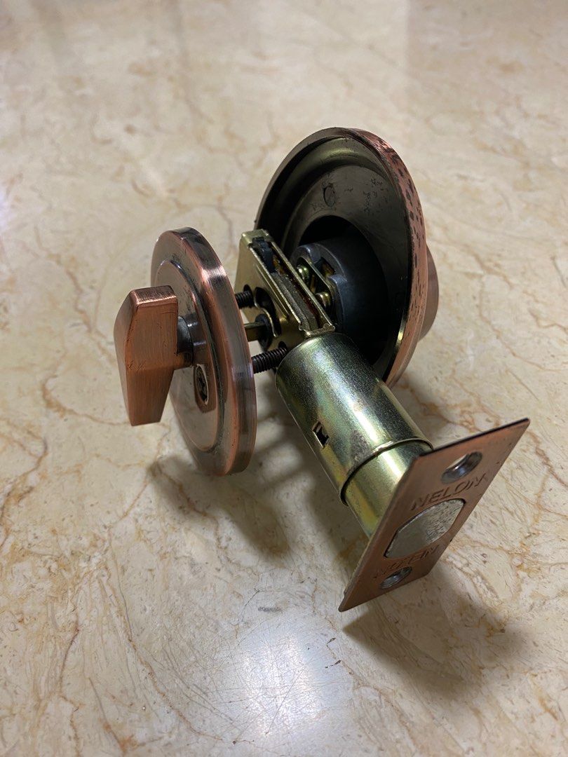 NELON Main Entrance Door Handle and Lock Set, Furniture & Home Living ...