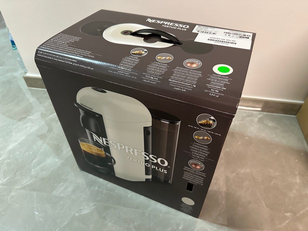 Nespresso Vertuo Plus with Aerocino, TV & Home Appliances, Kitchen ...