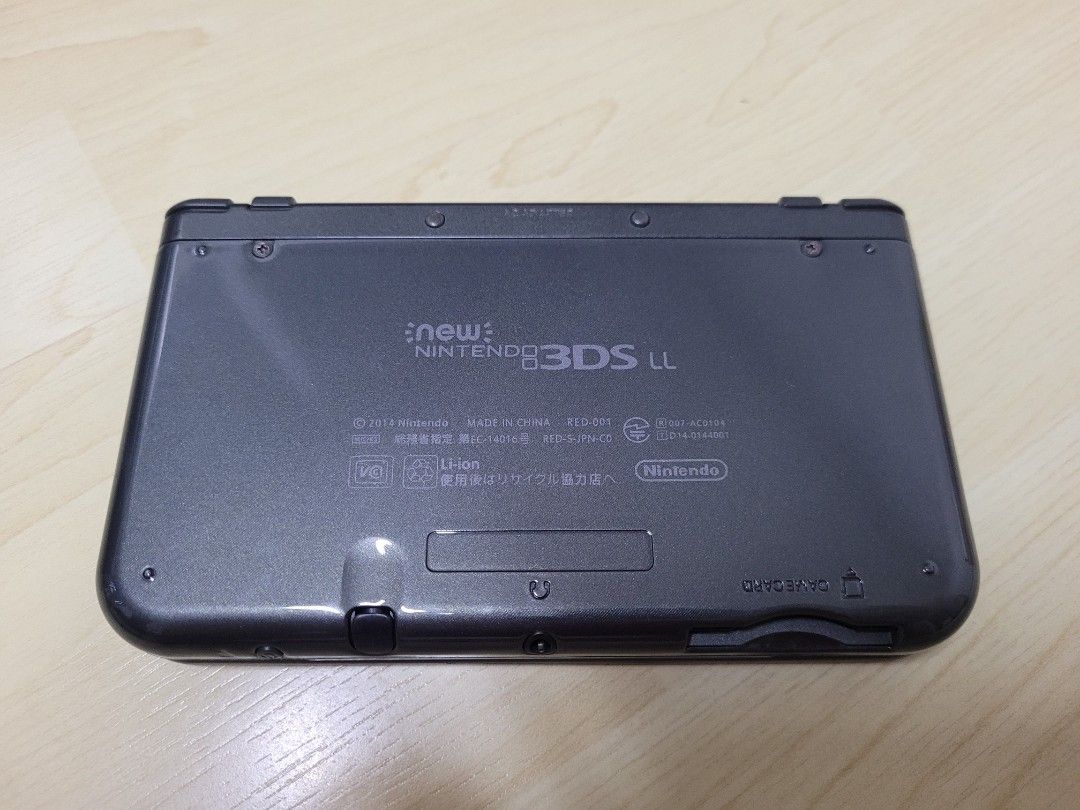 New 3ds LL Black ( Japan Version with Dual Ips ) english menu, Video ...