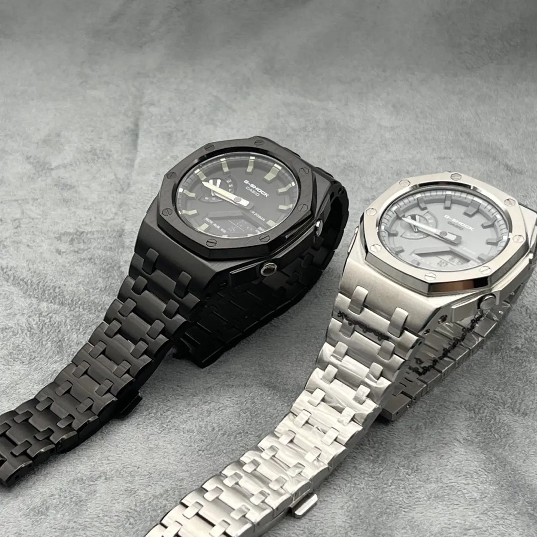 New custom full bracelet ga2100 ga2110 gab2100 gm2100 Casioak mod, Men ...