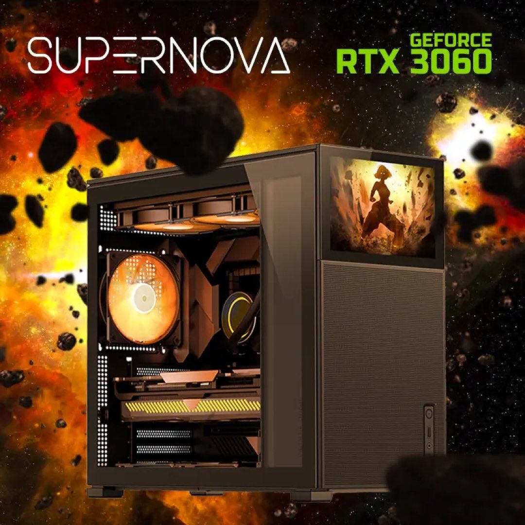 NEW SUPERNOVA SERIES JONSBO D31 x 3060 gaming pc custom pc monitor ...