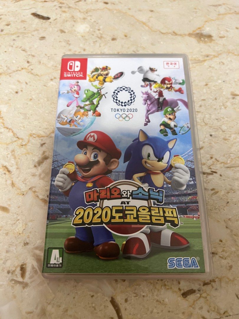Nintendo Switch Game Mario and Sonic at the Olympic Games Tokyo 2020 ...