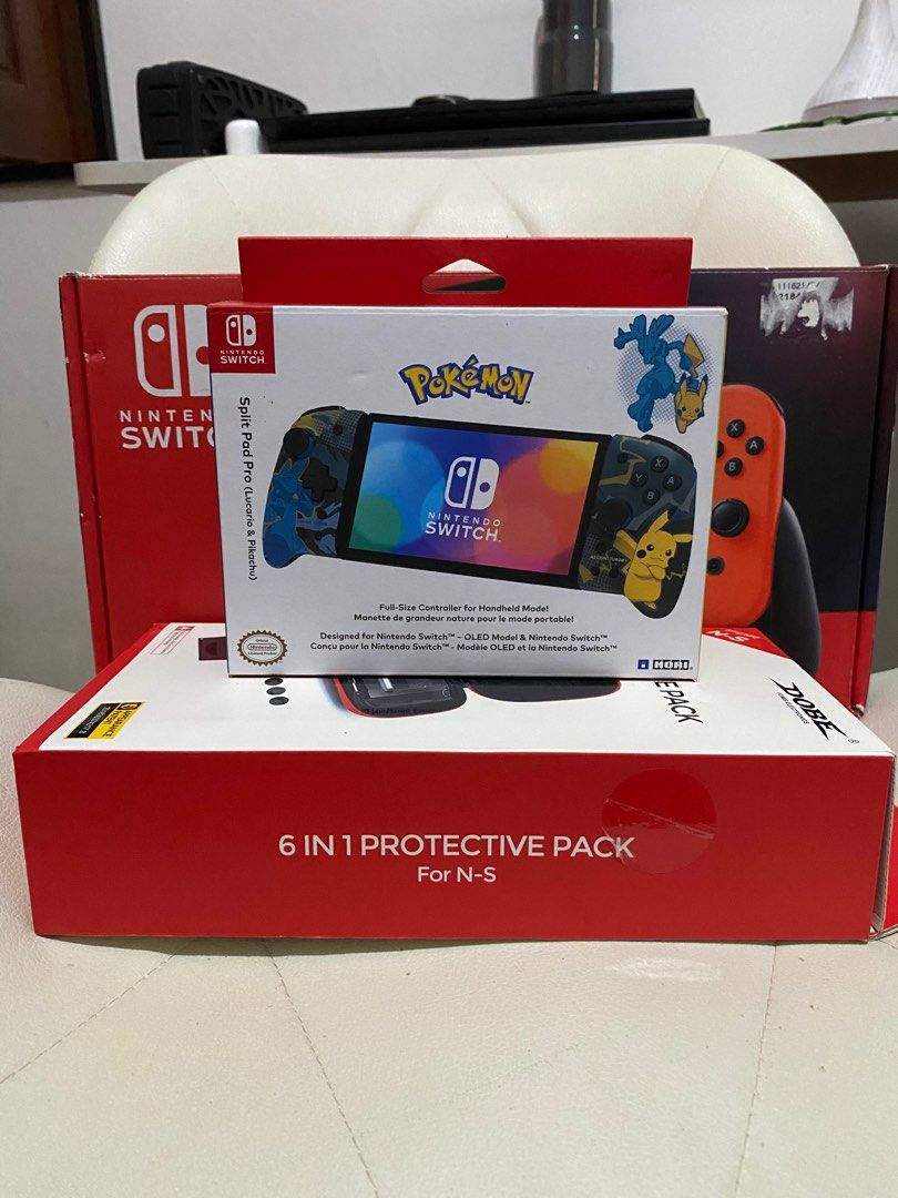 Nintendo Switch v2 Complete Original Accessories with Box and Freebies ...