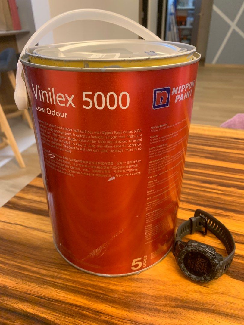 Nippon Vinilex 5000- NP N2004T- Miner Gray, Furniture & Home Living ...