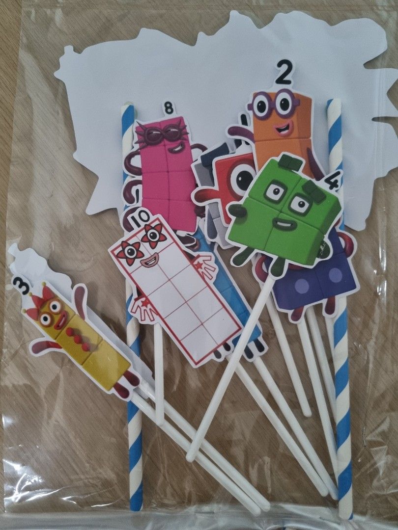 Number Block Cake Topper, Hobbies & Toys, Stationery & Craft, Occasions ...