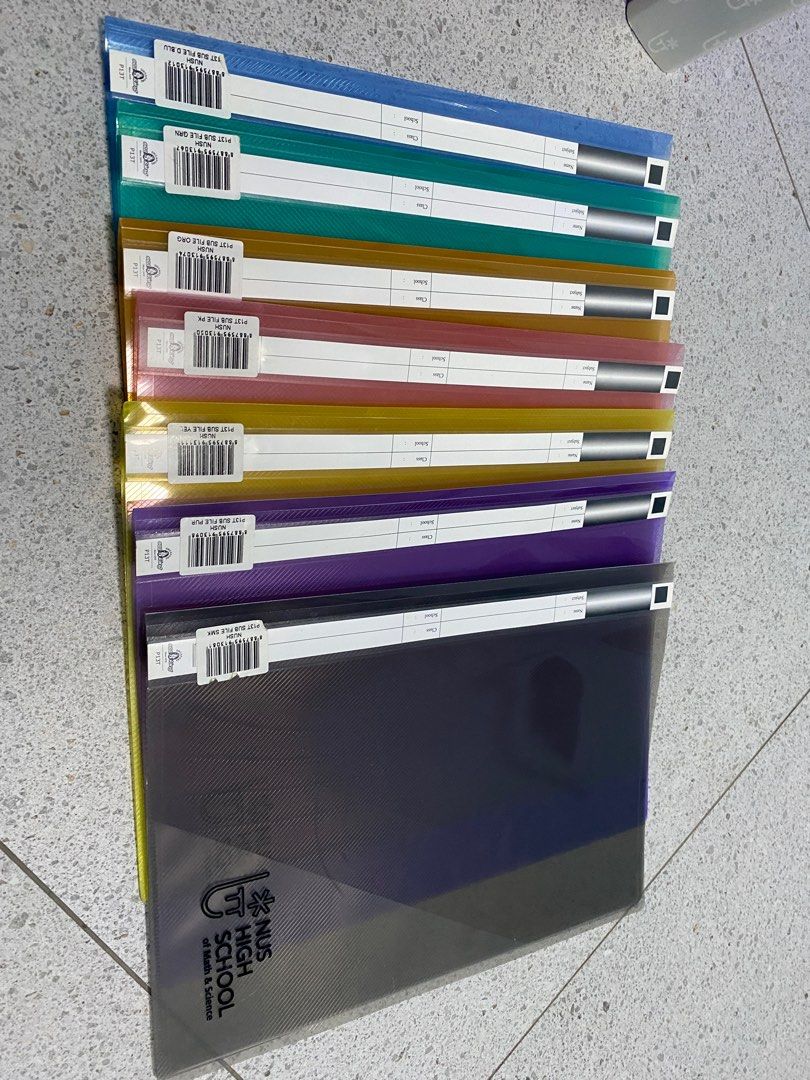 NUS high school files, Hobbies & Toys, Stationery & Craft, Stationery ...