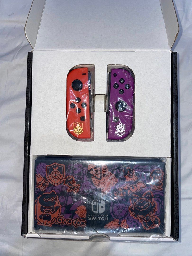 OLED Pokemon Scarlet & Violet Limited Edition Nintendo Switch, Video ...