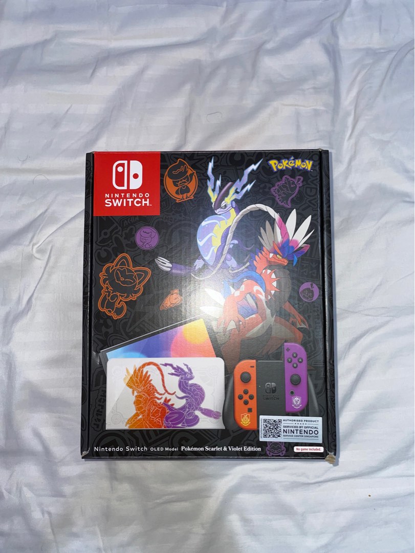 OLED Pokemon Scarlet & Violet Limited Edition Nintendo Switch, Video ...