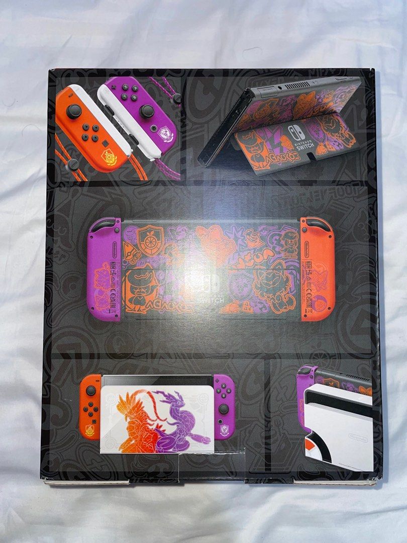 OLED Pokemon Scarlet & Violet Limited Edition Nintendo Switch, Video ...