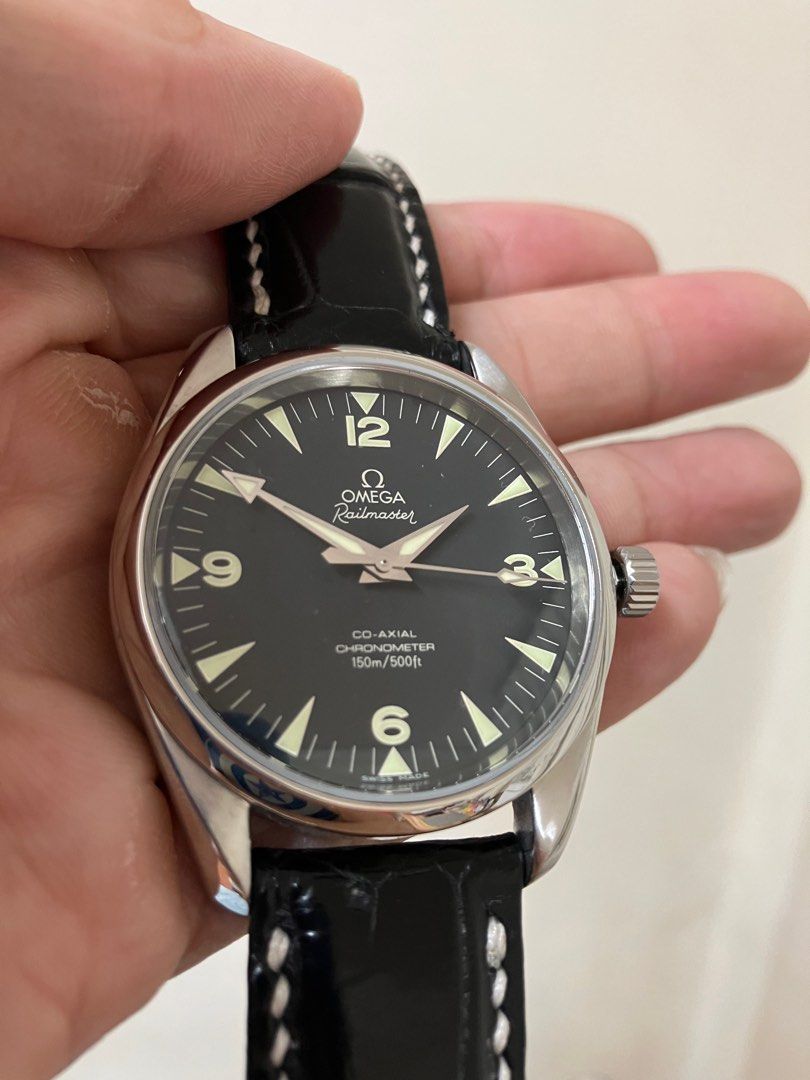 Omega Railmaster 39mm, Luxury, Watches on Carousell