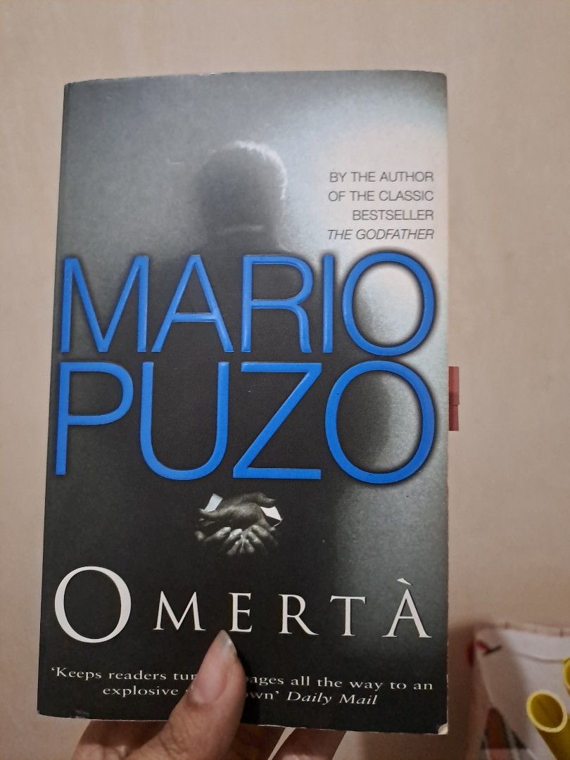 Omerta by Mario Puzo, Hobbies & Toys, Books & Magazines, Fiction & Non-Fiction on Carousell